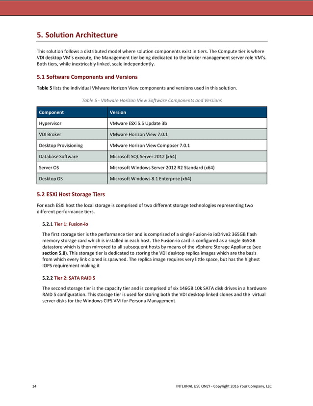 Example VDI Solution Architecture | PDF | Desktops | Computing