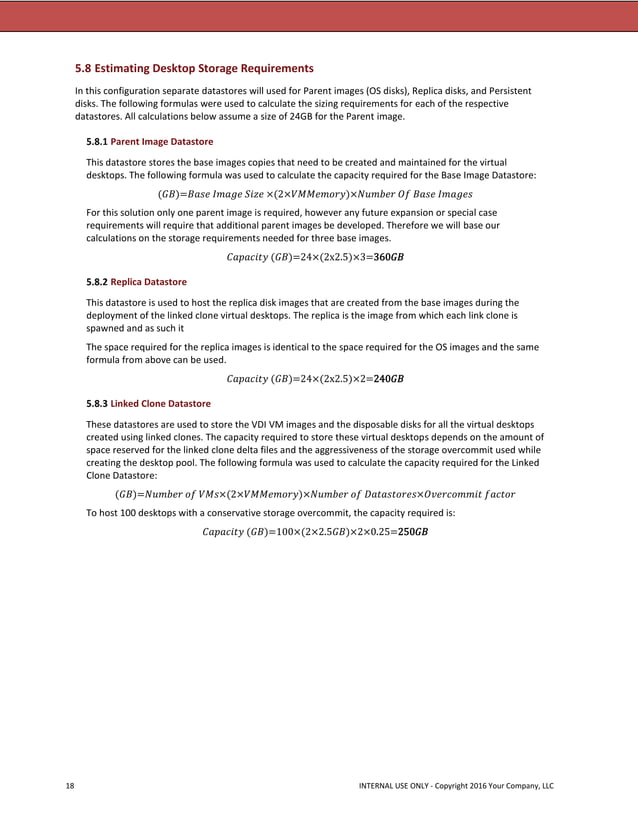 Example VDI Solution Architecture | PDF | Desktops | Computing