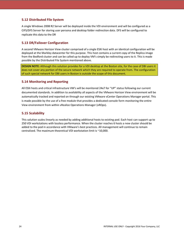 Example VDI Solution Architecture | PDF | Desktops | Computing