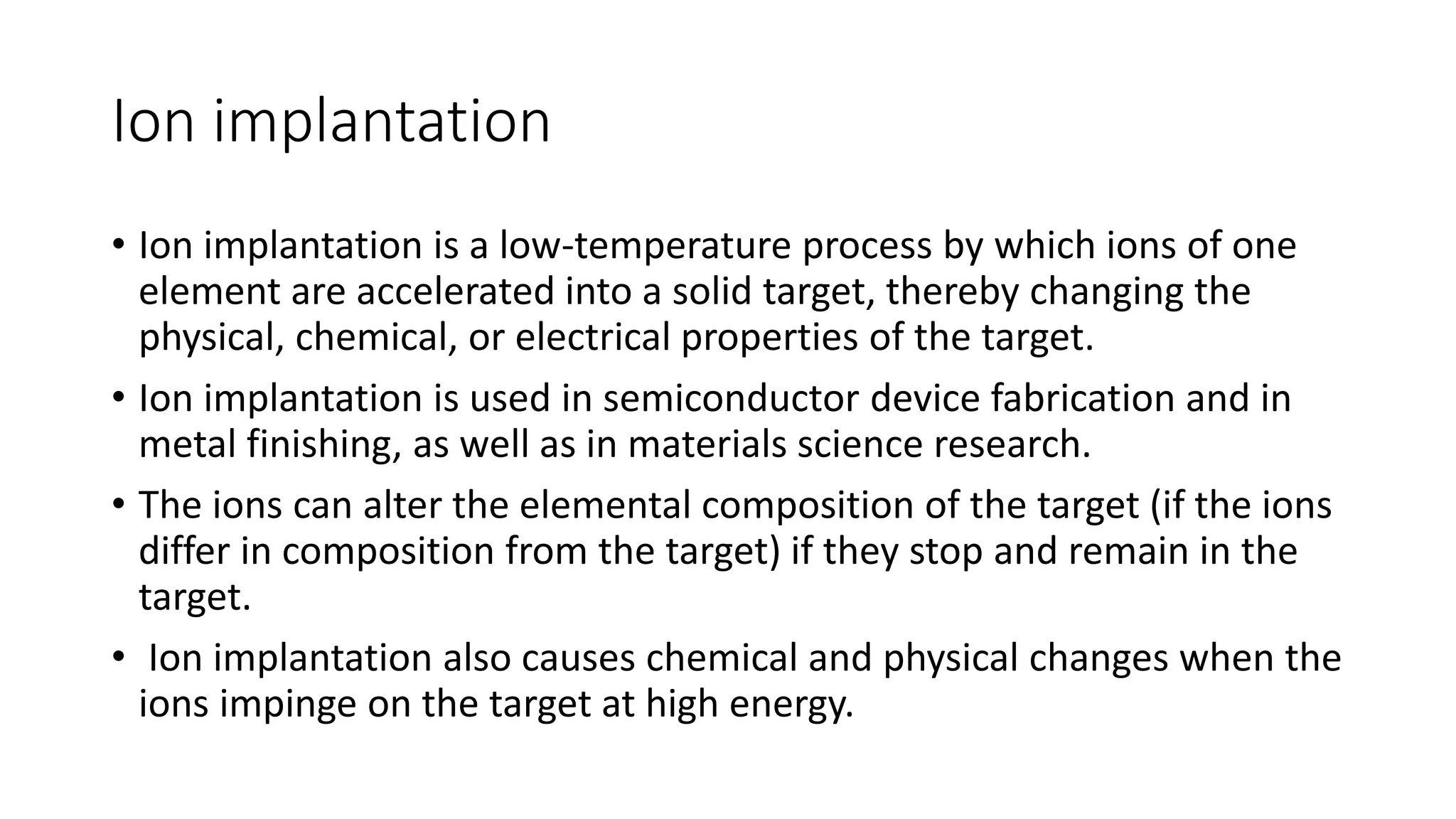 Fabrication steps of IC | PPTX | Chemistry | Science