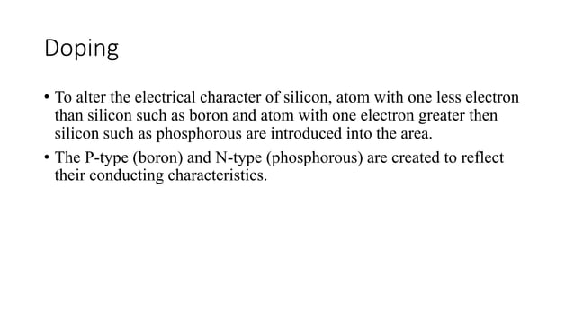Fabrication steps of IC | PPTX | Chemistry | Science