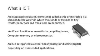 Fabrication steps of IC | PPTX