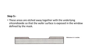 Fabrication steps of IC | PPTX