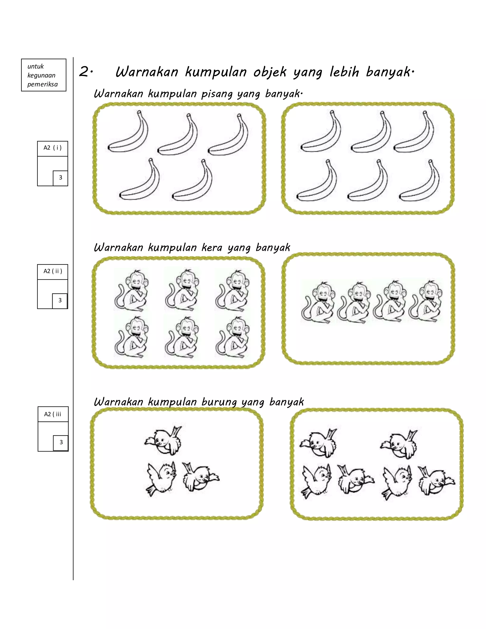 Kertas Peperiksaan matematik Tahun 2 ( Pendidikan Khas ) | DOCX