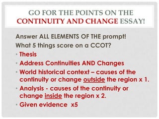 AP World Exam Overview | PPTX