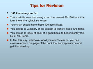 How to Prepare for Examinations | PPTX
