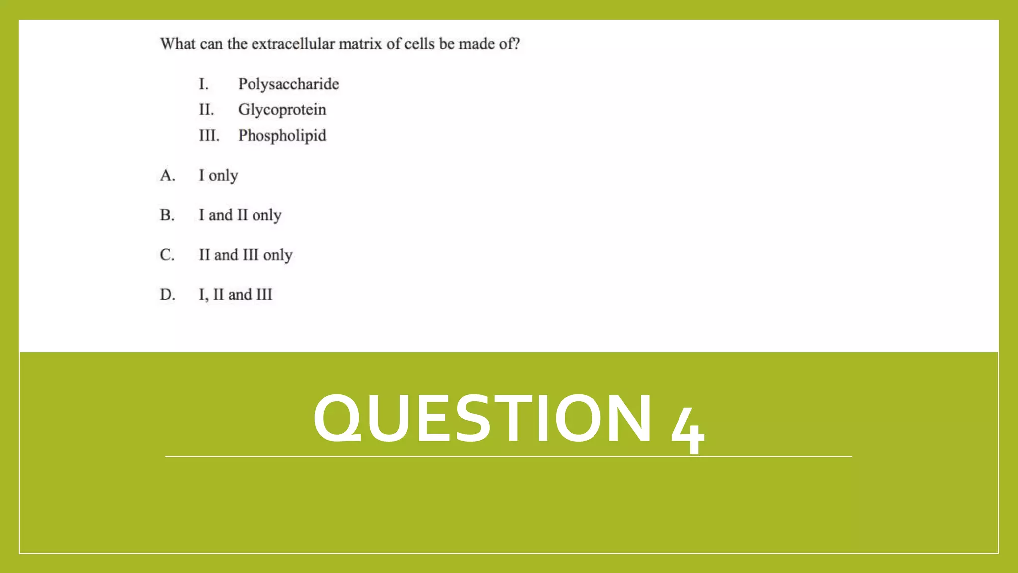 Exam preparation IB Biology Topics 1 to 3 | PPTX