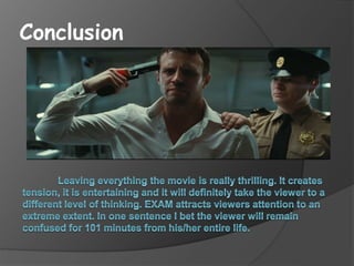 Exam Movie Review | PPTX