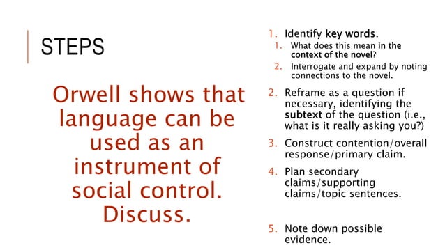 Animal Farm Text Response Writing - Exam review | PPTX