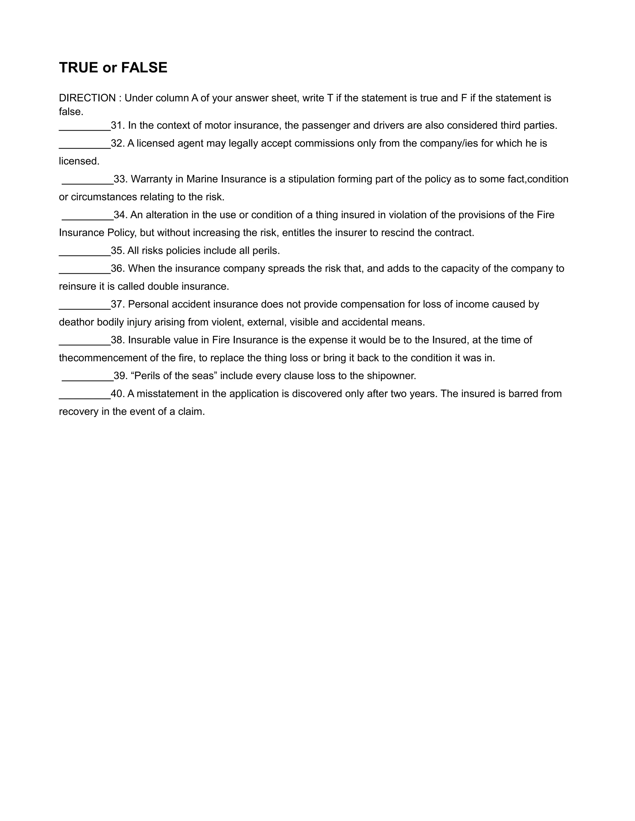 Exam Reviewer for Non Life Insurance Philippines.pdf