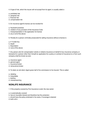 Exam Reviewer for Non Life Insurance Philippines.pdf