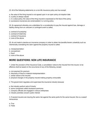 Exam Reviewer for Non Life Insurance Philippines.pdf