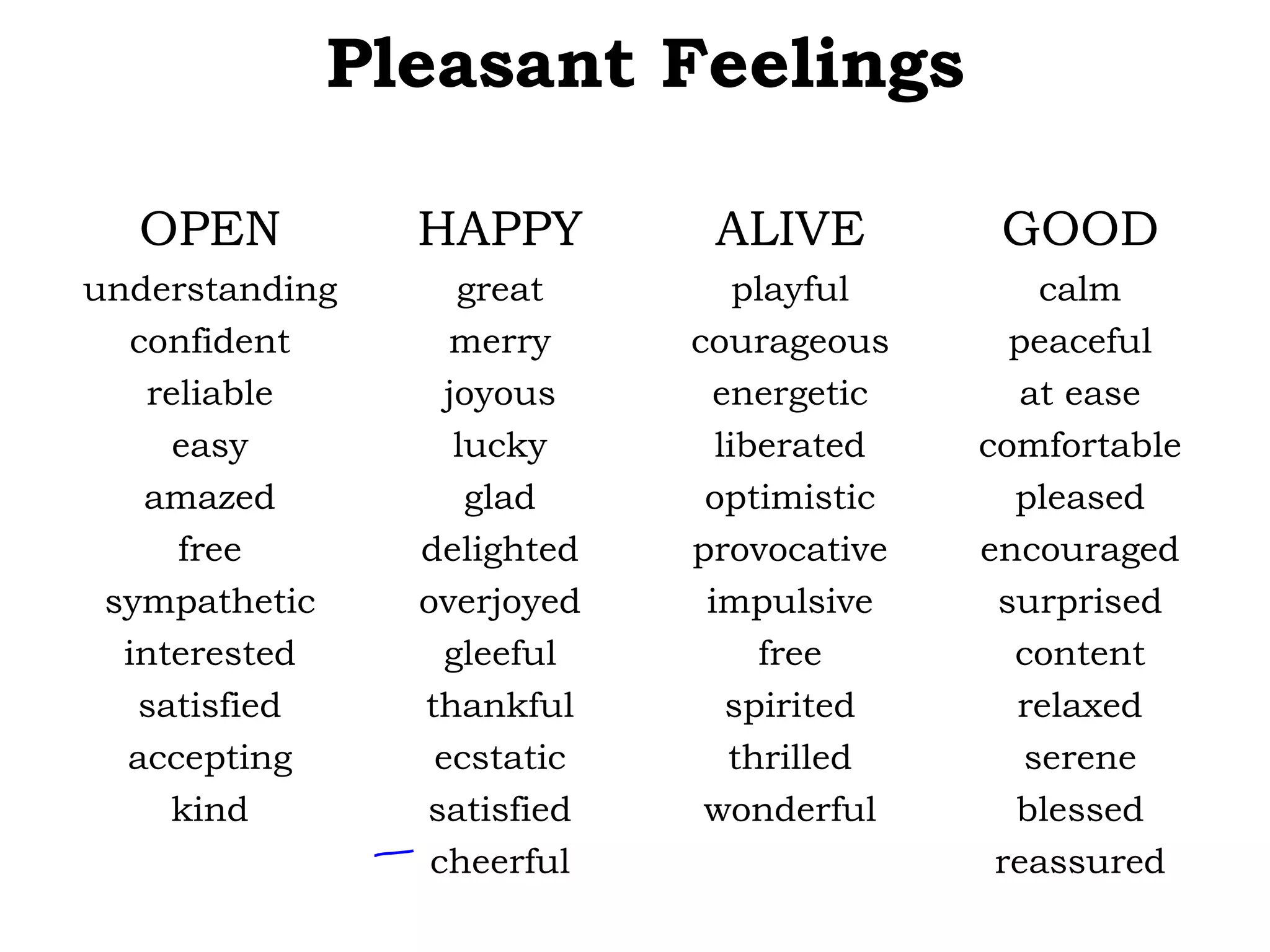 Q3 Thoughts and Feelings | PPTX