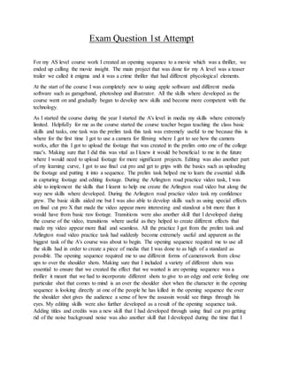 Exam revision q1a digital technology essay | PDF