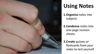 Study Skills & Exam Preparation | PPTX