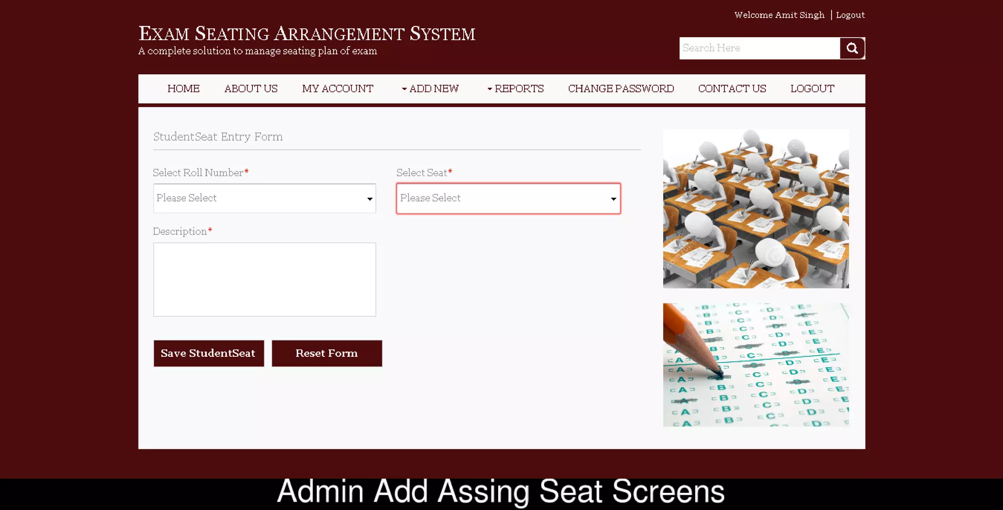 Exam seating plan management system | PDF