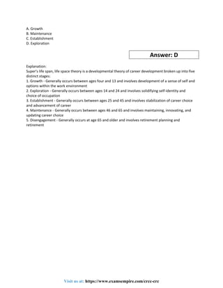 CRCC-CRC Exam Guide to Certification Success | PDF