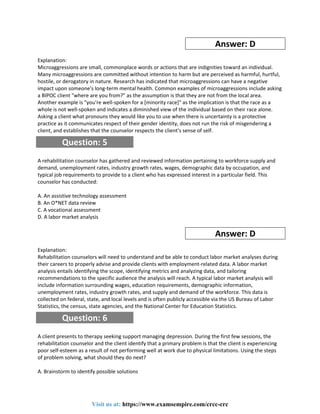 CRCC-CRC Exam Guide to Certification Success | PDF