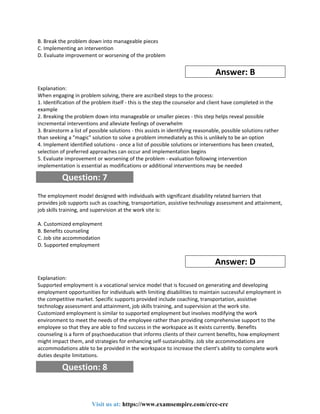 CRCC-CRC Exam Guide to Certification Success | PDF
