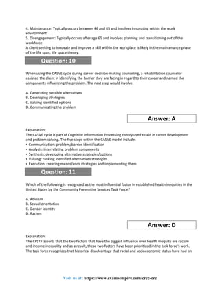 CRCC-CRC Exam Guide to Certification Success | PDF