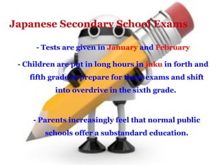 Exams in japan bonnie | PPT