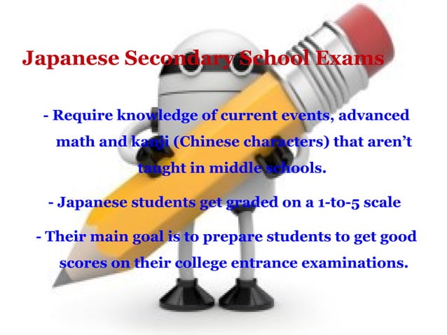Exams in japan bonnie | PPT