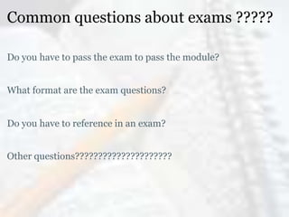 Exam & study skills | PPTX
