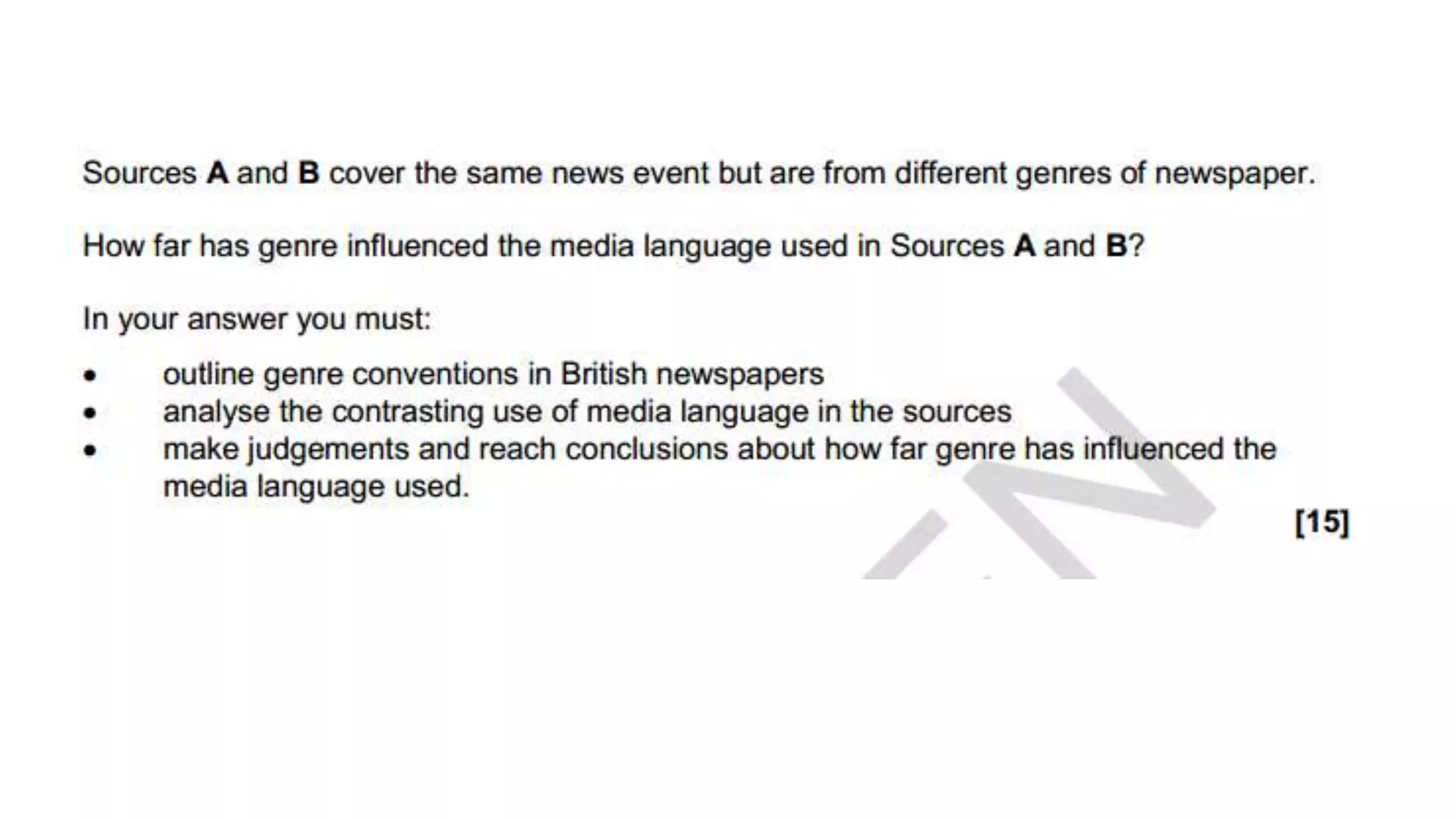 How far has genre infuenced the media language used? | PPT