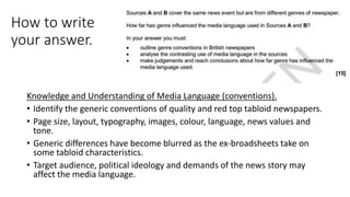 How far has genre infuenced the media language used? | PPT