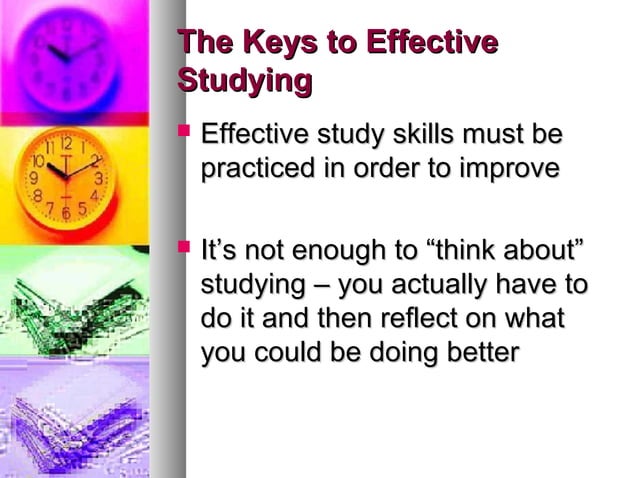 Exam study strategies presentation | PPT
