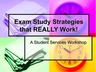 Exam study strategies presentation (1) | PPT