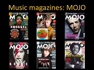 Exam style questions Music magazines media language | PPTX