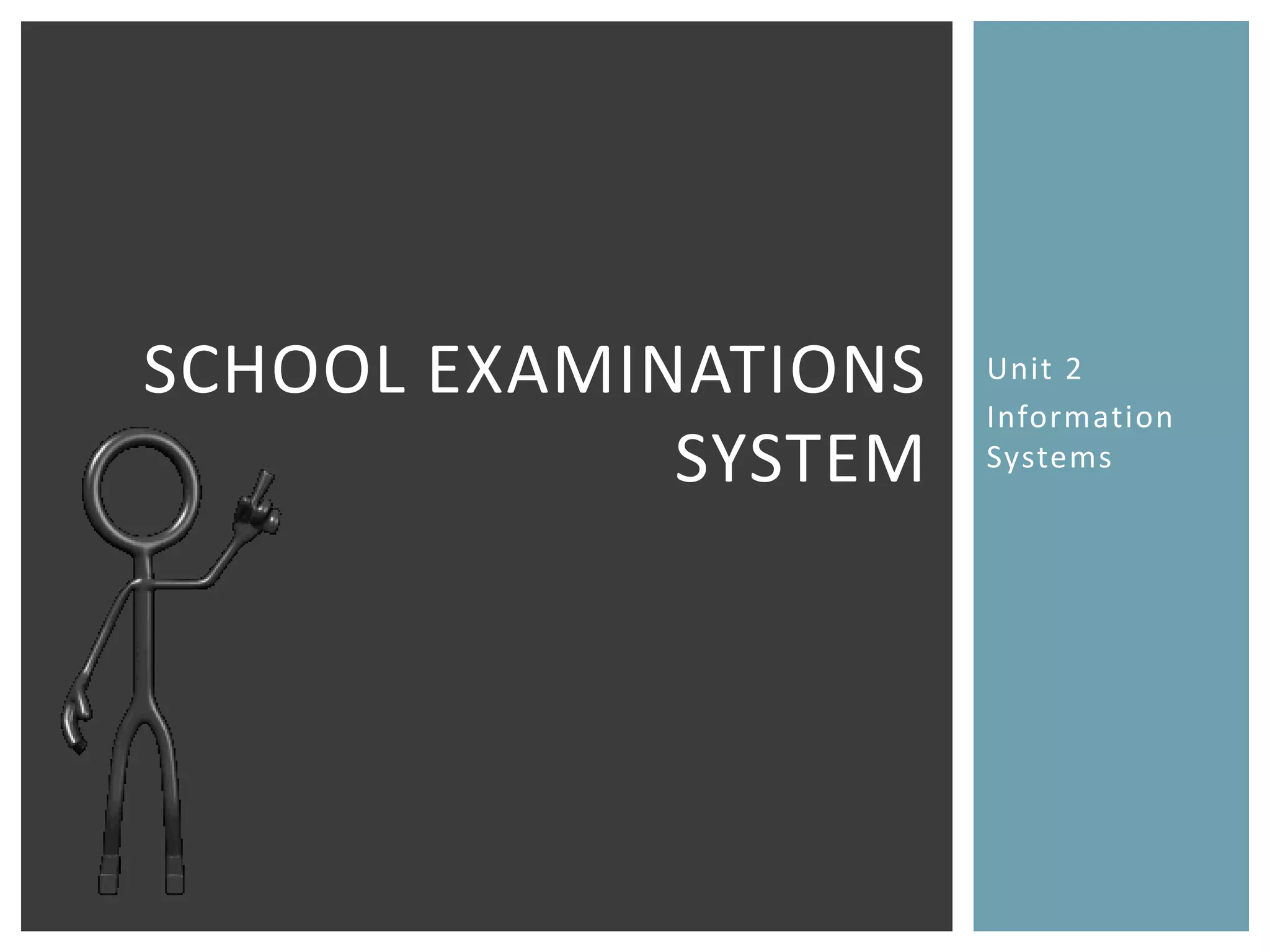Exam system | PPTX | Educational Assessment | Education