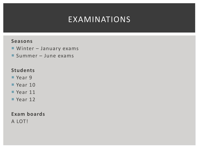Exam system | PPTX | Educational Assessment | Education