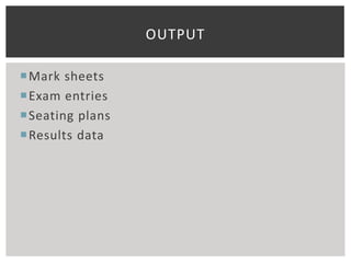 Exam system | PPTX