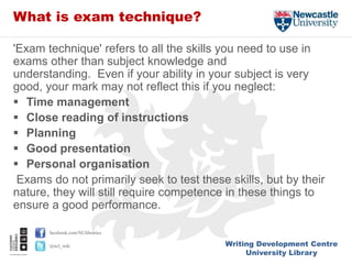 Exam technique | PPTX