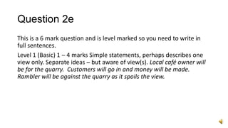 Geography GCSE Exam Technique | PPTX