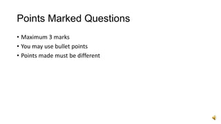 Geography GCSE Exam Technique | PPTX