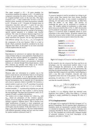 Exam Timetabling Problem Using Genetic Algorithm Pdf