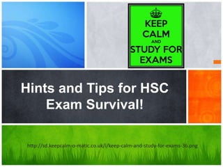 Exam tips for hsc students | PPTX