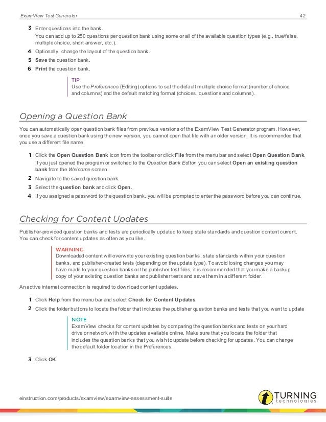 Exam test generator - trekkum