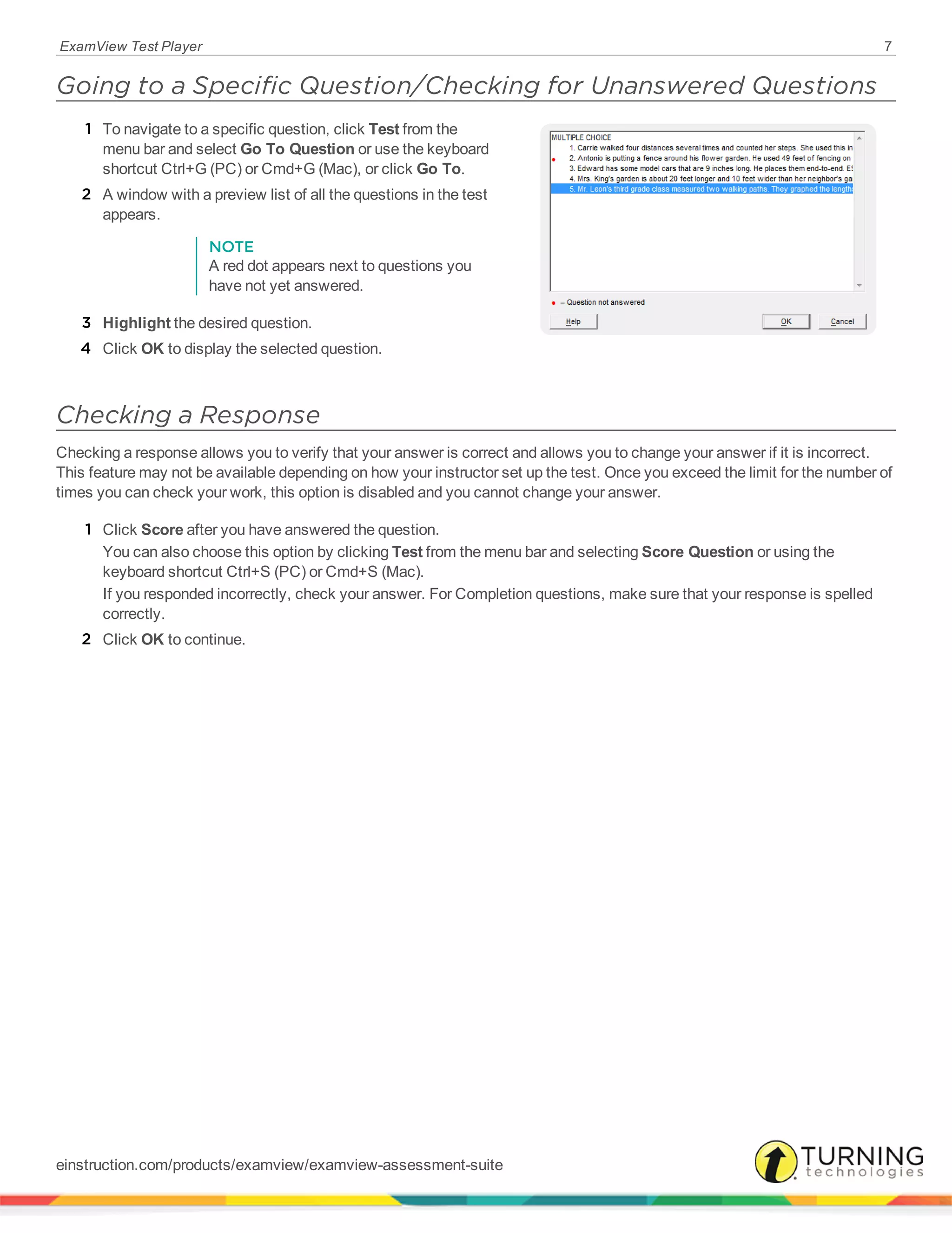Examview testplayer userguide 8.1 | PDF