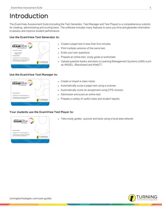 Exam view user guide v9 | PDF