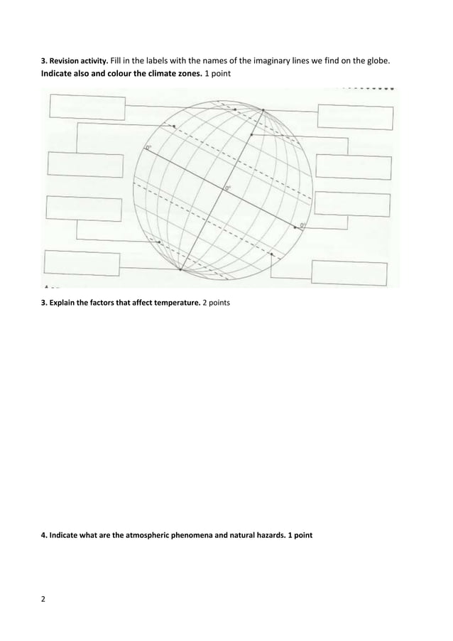 Exam weather and climate | PDF
