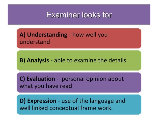 Exam writing skills - by Shri Raju Kancharla, IRAS, FA&CAO/SW Rly | PPT