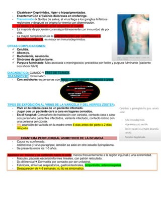 EXANTEMAS EN PEDIATRIA- ENFERMEDADES EXANTEMATICAS | DOCX