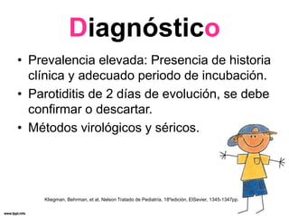 Exantema y parotiditis | PPTX