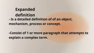exapnded definition pp.pptxb this is good for sudents | PPTX