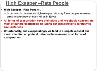 Exasperation | PPT