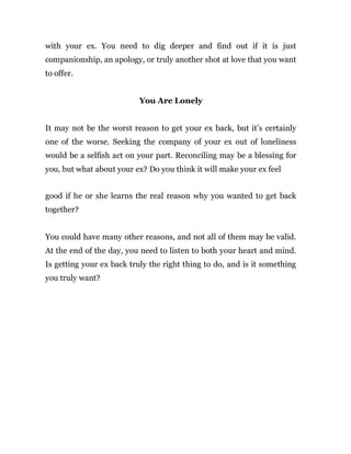 Ex attraction secrets | PDF